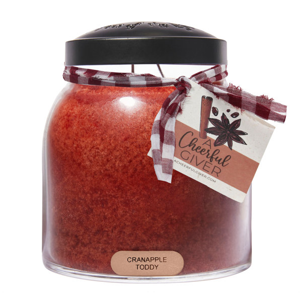 A Cheerful Candle LLC Keepers Cranapple Toddy Scented Jar Candle | Wayfair